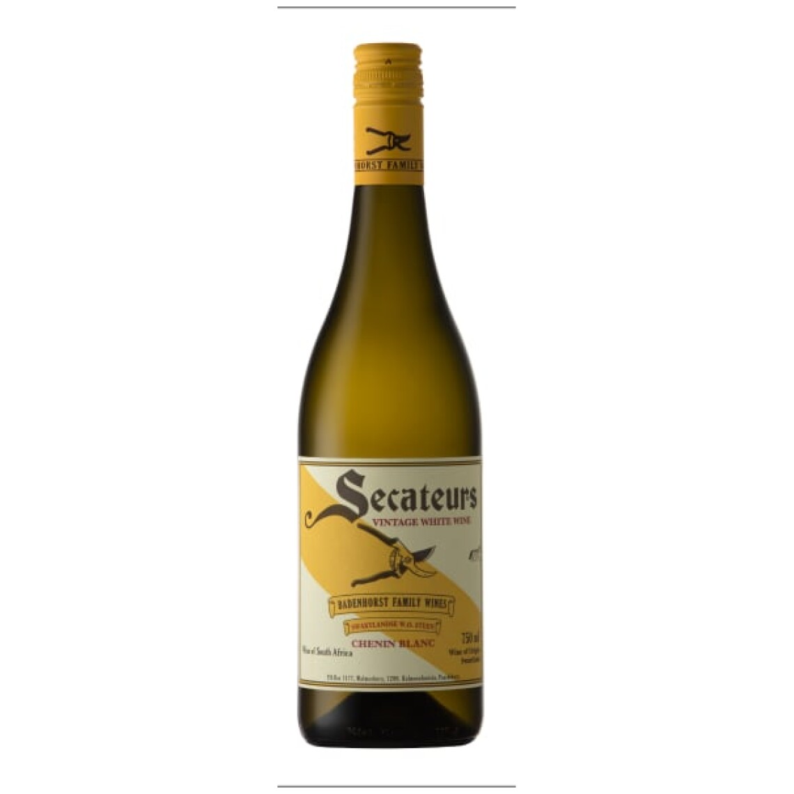BADENHORST SECATEURS CHENIN BLANC – Water Street Wines & Spirits