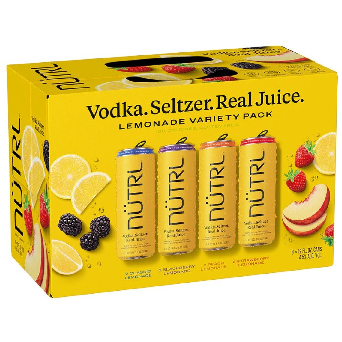 NÜTRL VODKA SELTZERS LEMONADE VARIETY PACK – Water Street Wines & Spirits