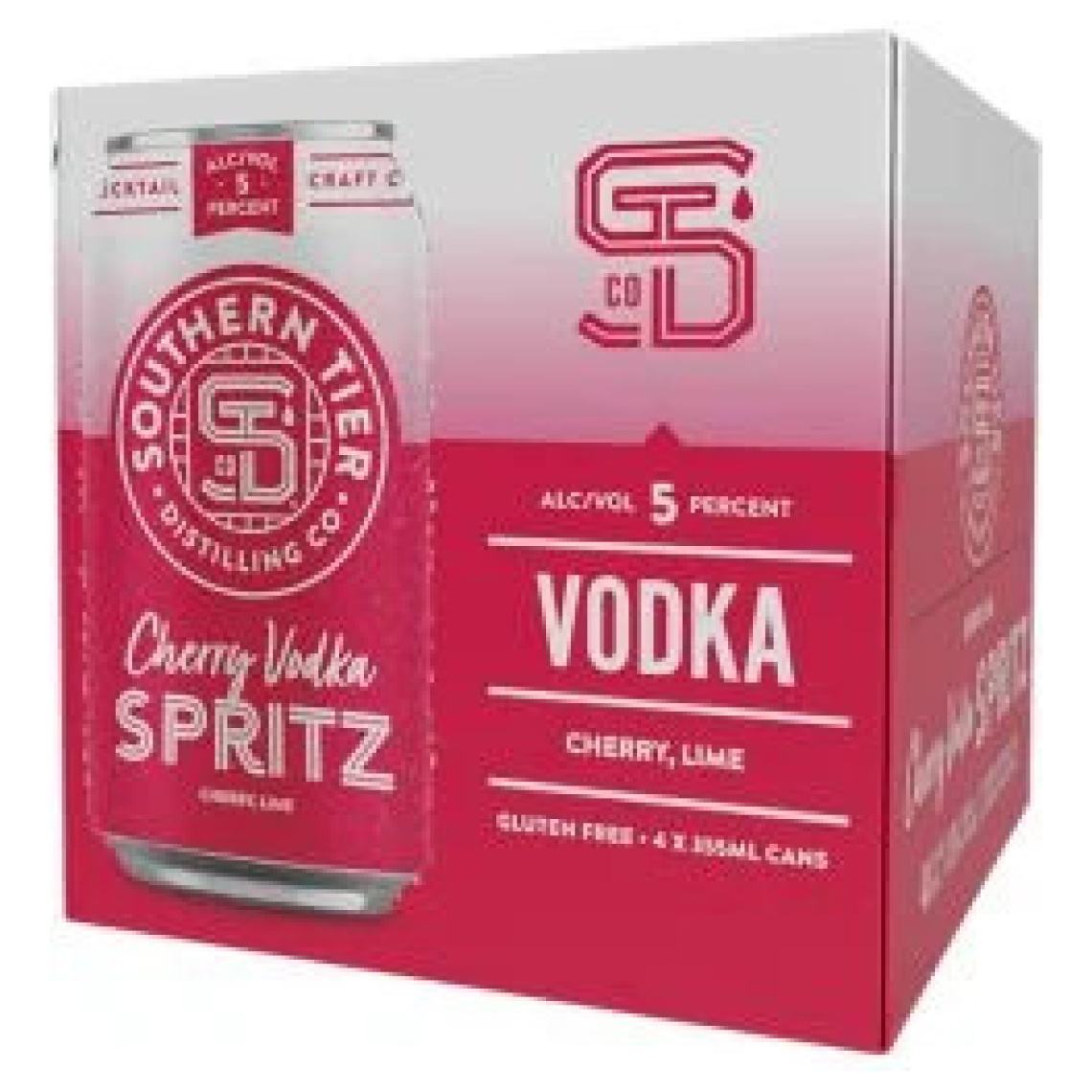 SOUTHERN TIER DISTILLING CHERRY VODKA SPRITZ 4-PACK - Water Street ...