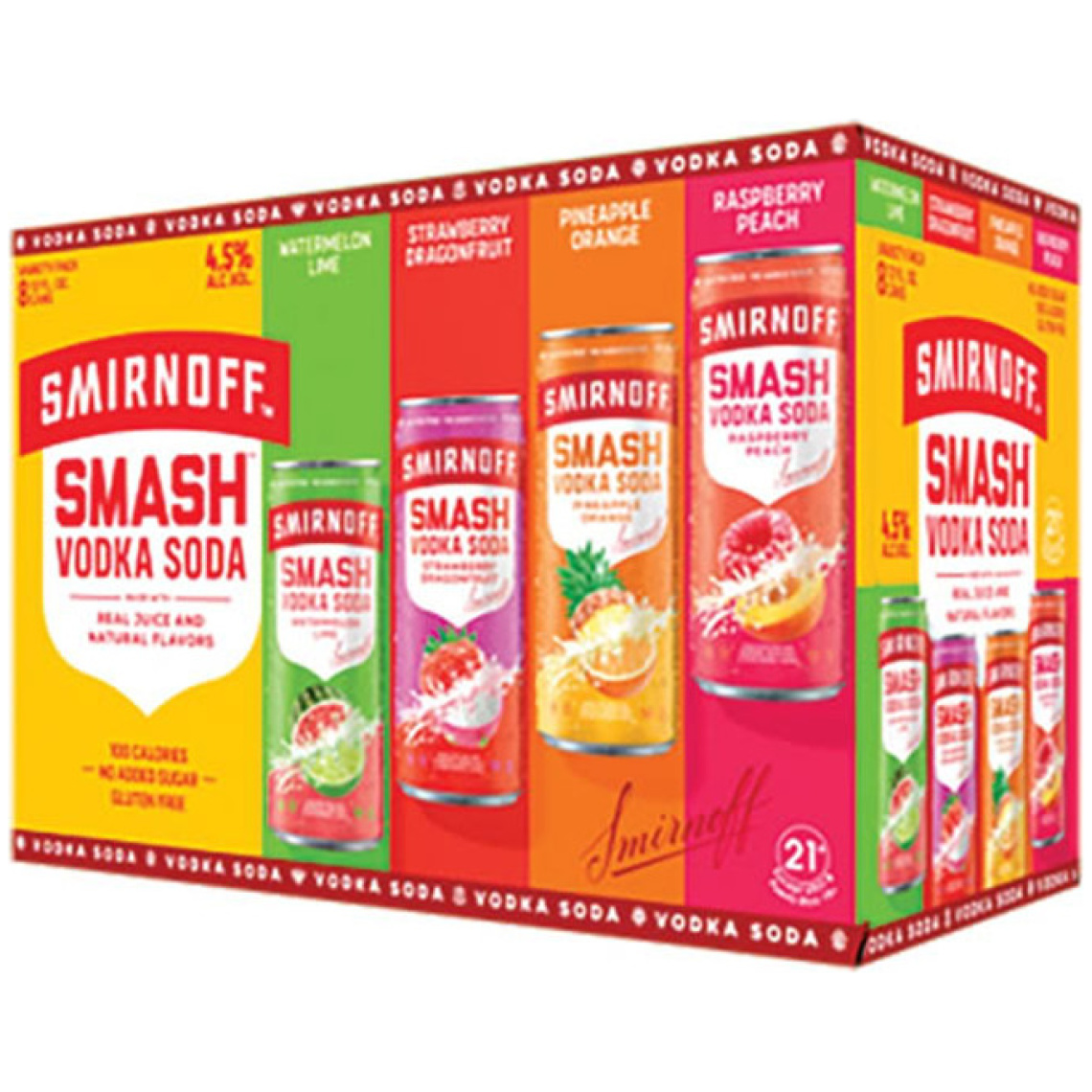 SMIRNOFF SMASH VODKA SODA 8-PACK - Water Street Wines & Spirits
