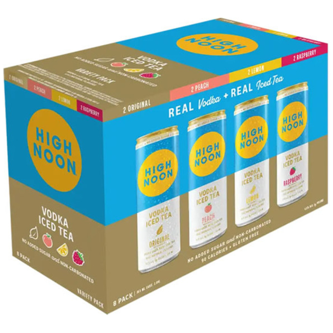 HIGH NOON VODKA ICED TEA VARIETY 8-PACK - Water Street Wines & Spirits