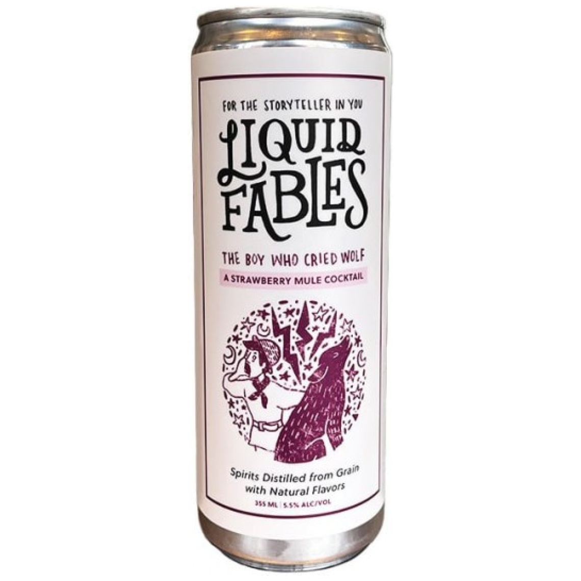 LIQUID FABLES THE BOY WHO CRIED WOLF COCKTAIL 4-PACK (STRAWBERRY ...