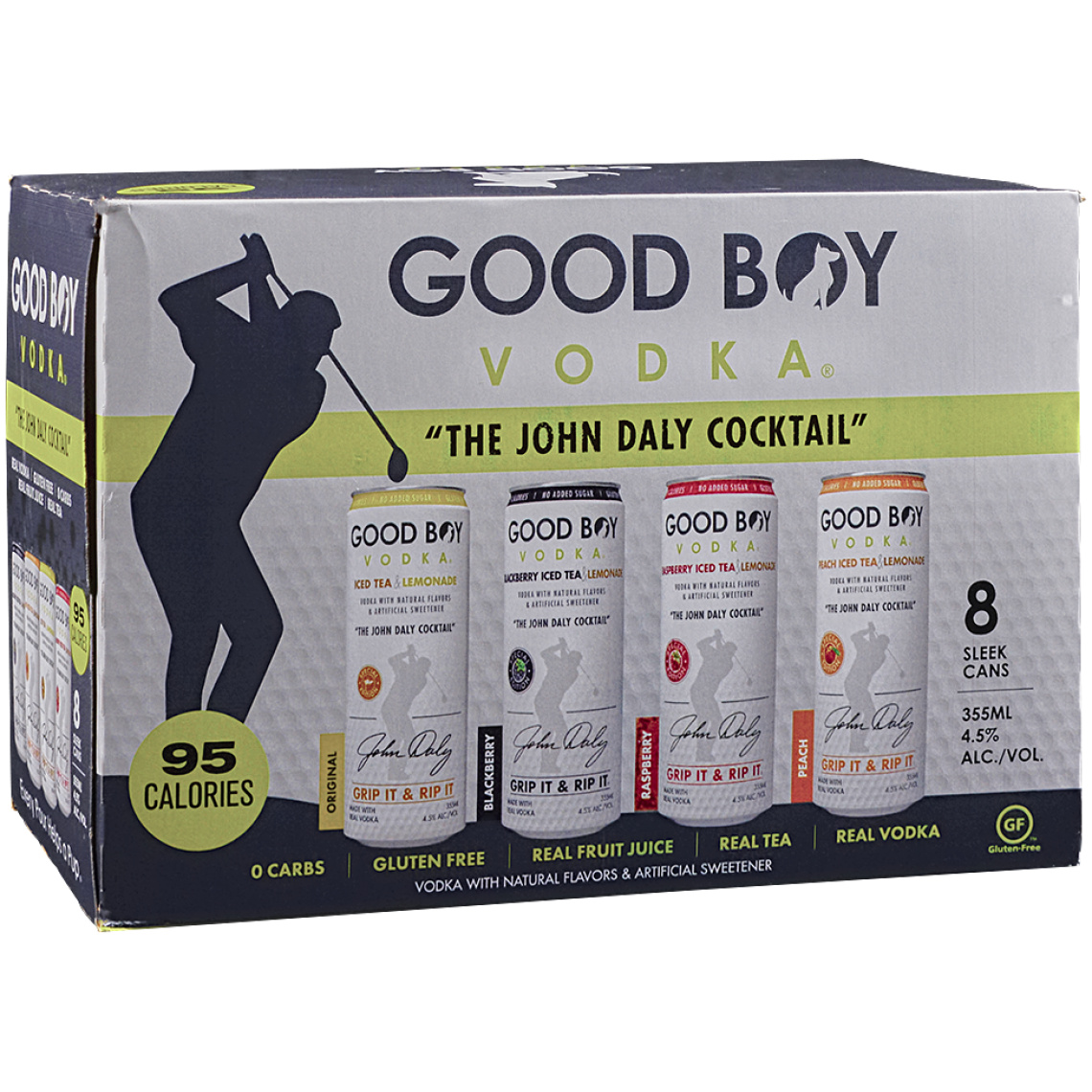 GOOD BOY VODKA JOHN DALY COCKTAIL VARIETY 8-PACK – Water Street Wines & Spirits
